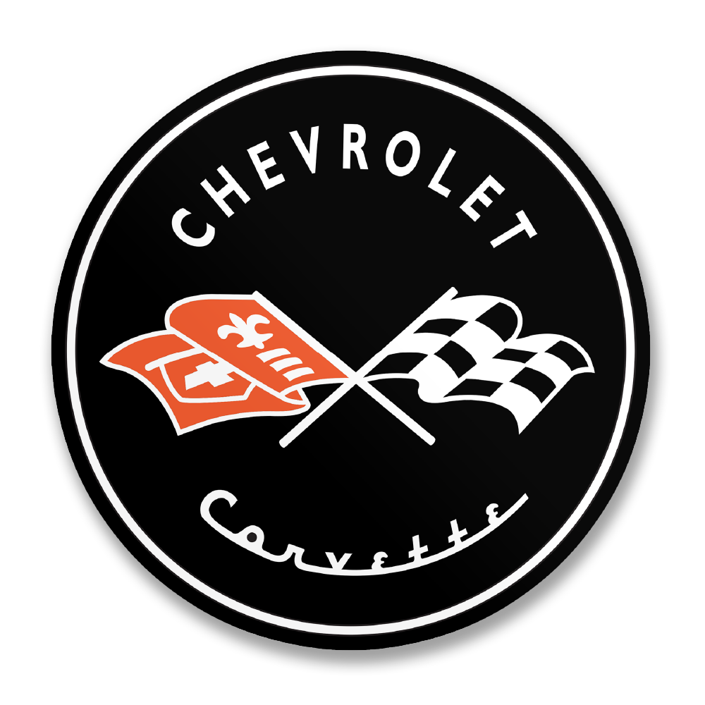 Chevrolet Corvette C1 Logo Sticker – Shirtstore