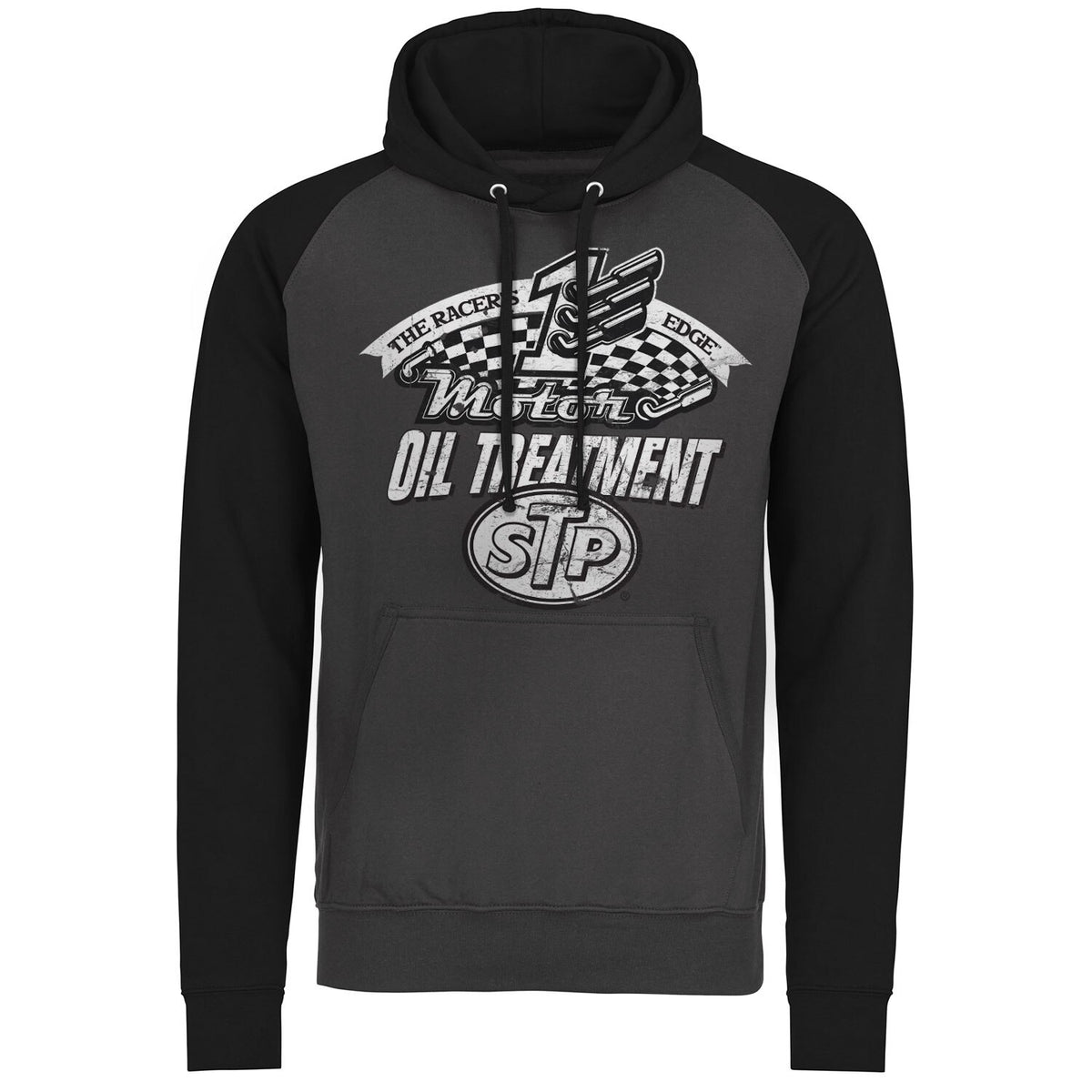 STP Oil Treatment Distressed Baseball Hoodie – Shirtstore