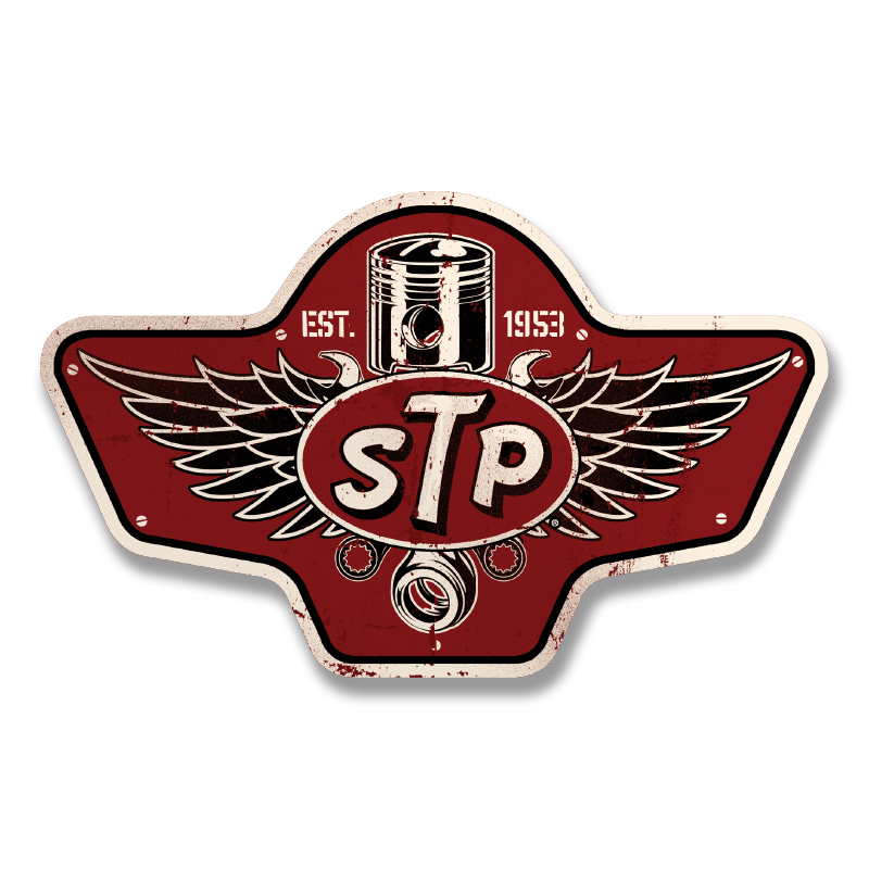 STP Piston Emblem Sticker – Shirtstore